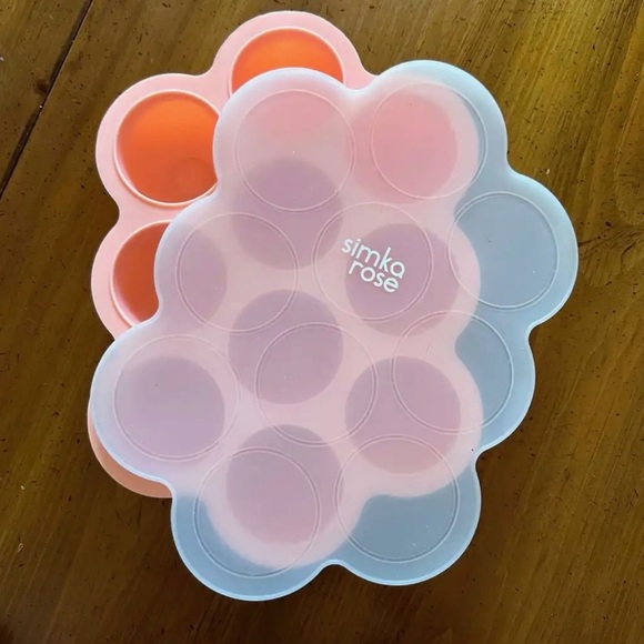 Simka | Other | New Simka Rose Silicone Baby Food Storage Container ...
